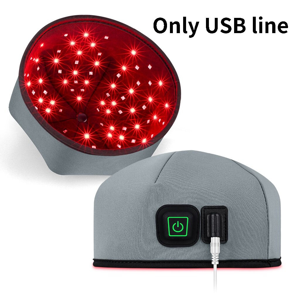 LED Red Light Therapy Devices Scalp Massager Hair Growth Helmet Pain ...