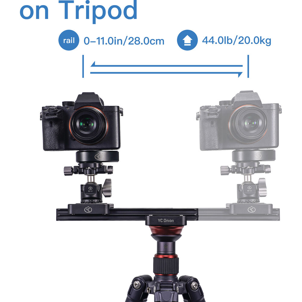 YC Onion CCS Chocolate Camera Slider Portable Mini 9”/23cm for DSLR ...