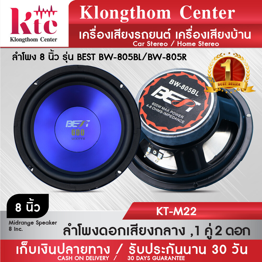 Klongthom Center รุ่น : KT-22 Blue ยี่ห้อ : BEST รุ่น BW-805 ชนิด: ดอก ...