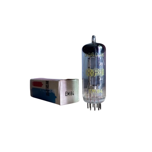 หลอดตาแมว EM84 RFT Magic Eye NOS Vacuum tube Valve PACK 1 ชิ้น Tube with triode amplifier ...