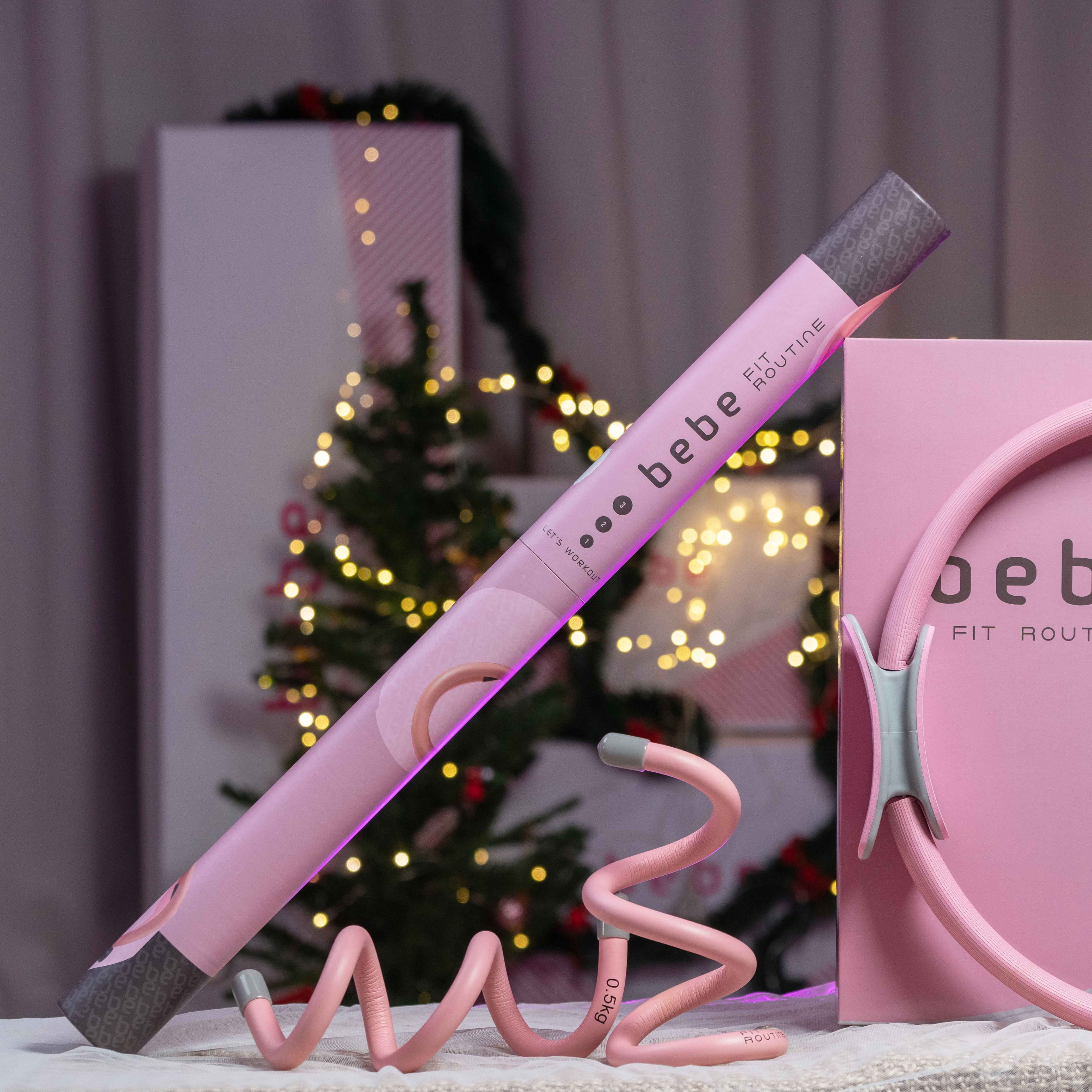 bebe Fit Routine Fit Set 2 Freeform Wrist Weight Pilates Ring ขวดสเปรย์ ...