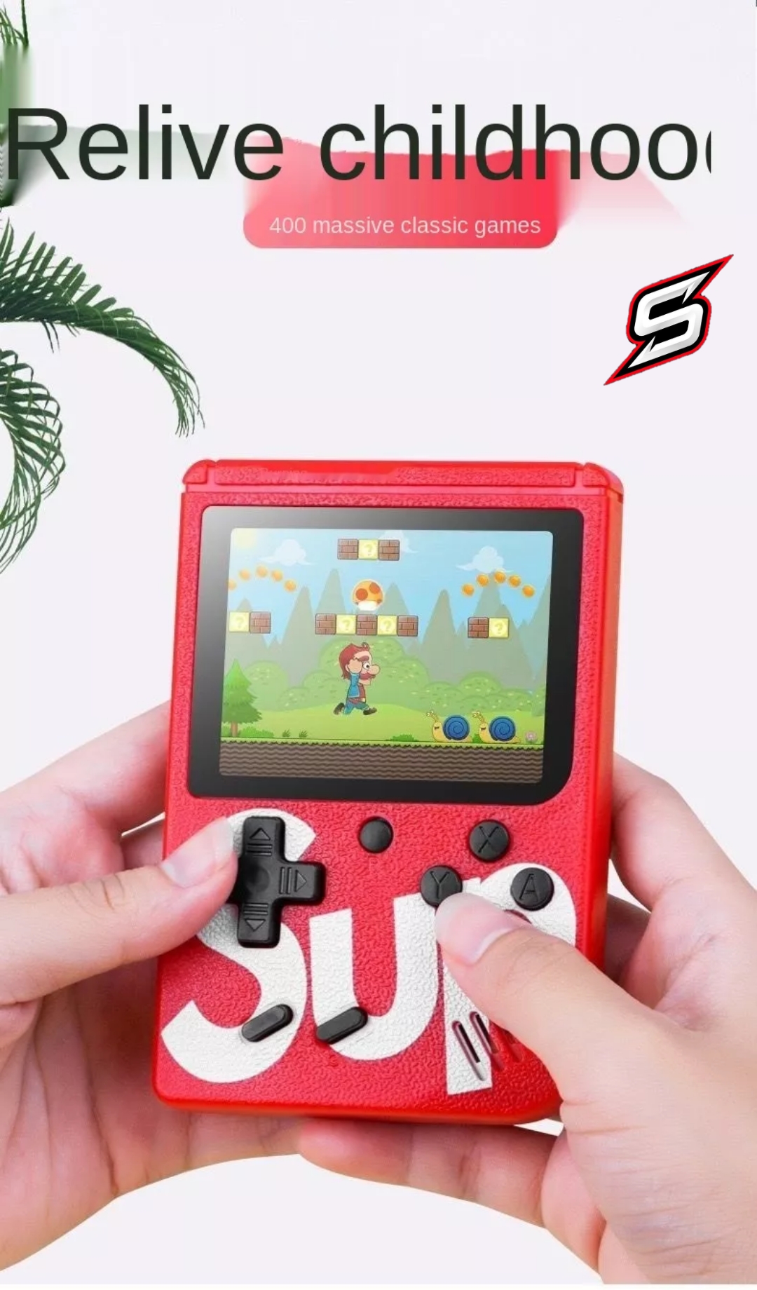 SUB GAME BOX 400 IN 1 PLUS 3.0 inch เครื่องเล่นเกมพกพา เกมบอย เกมคอนโซล ...