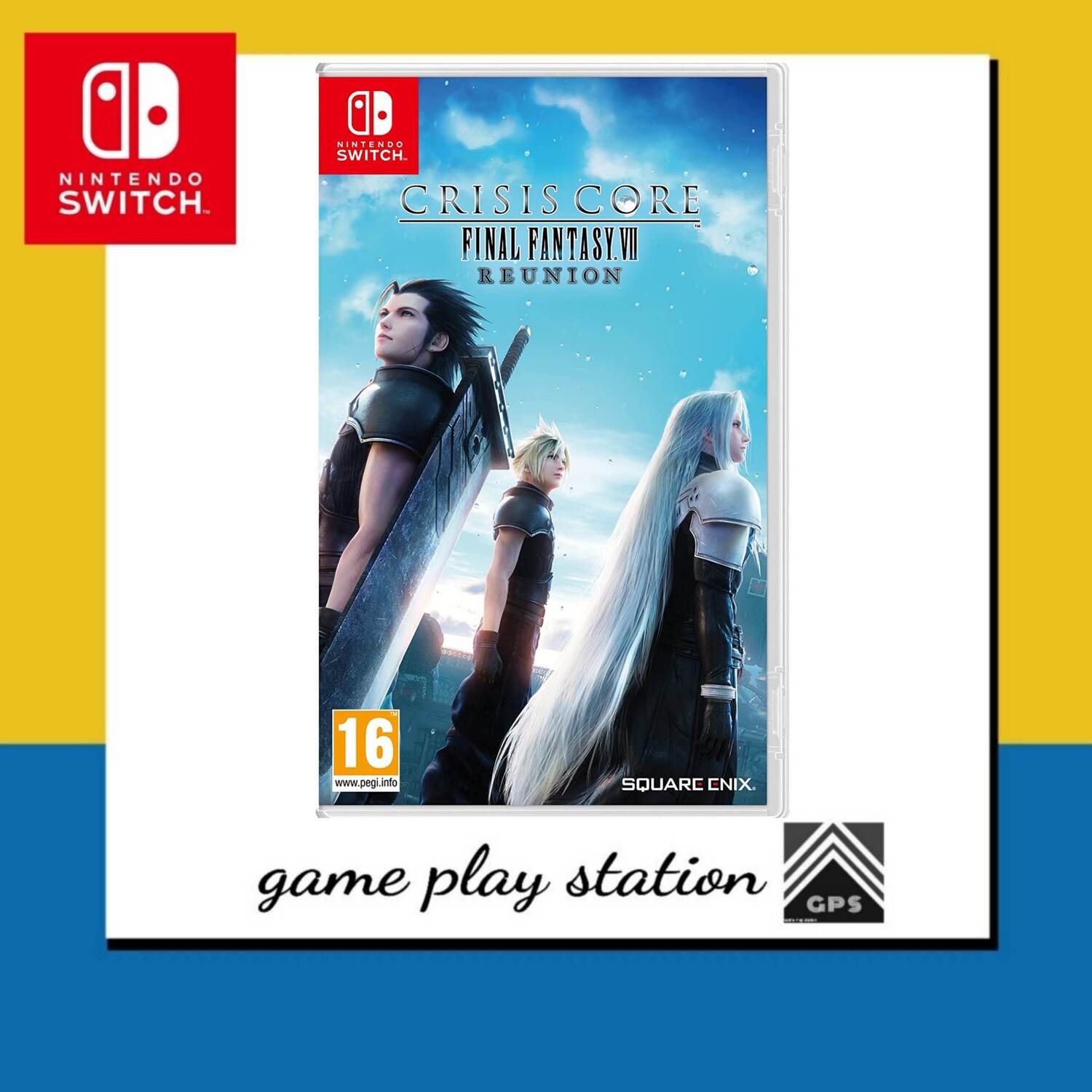 nintendo switch crisis core final fantasy 7 VII reunion ( english ) zone 2 / zone 3 | Lazada.co.th