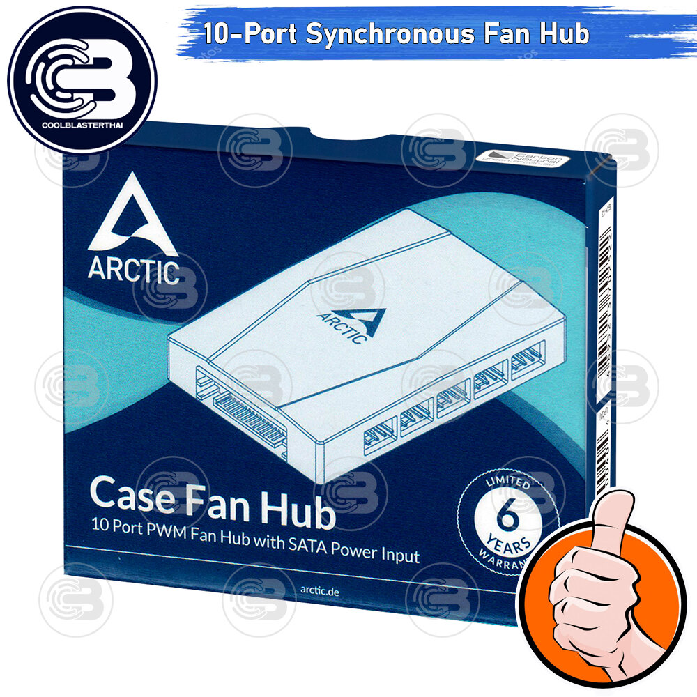 CoolBlasterThai Arctic Case Fan Hub 10 Port with SATA Power ประกัน 6 ปี ...