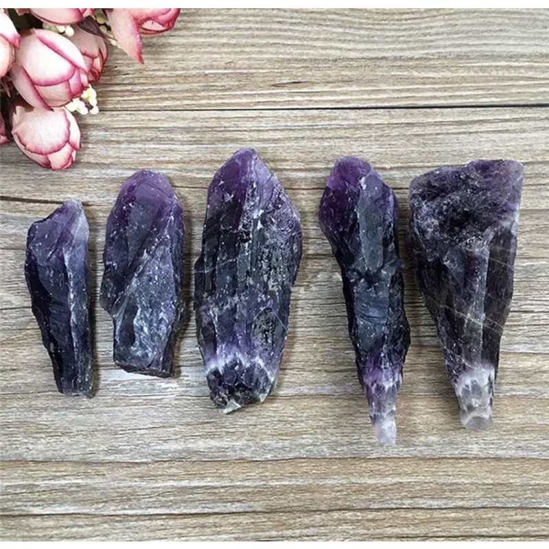 1 Pc Natural Amethyst Rough Point Available for healing and Meditation ...