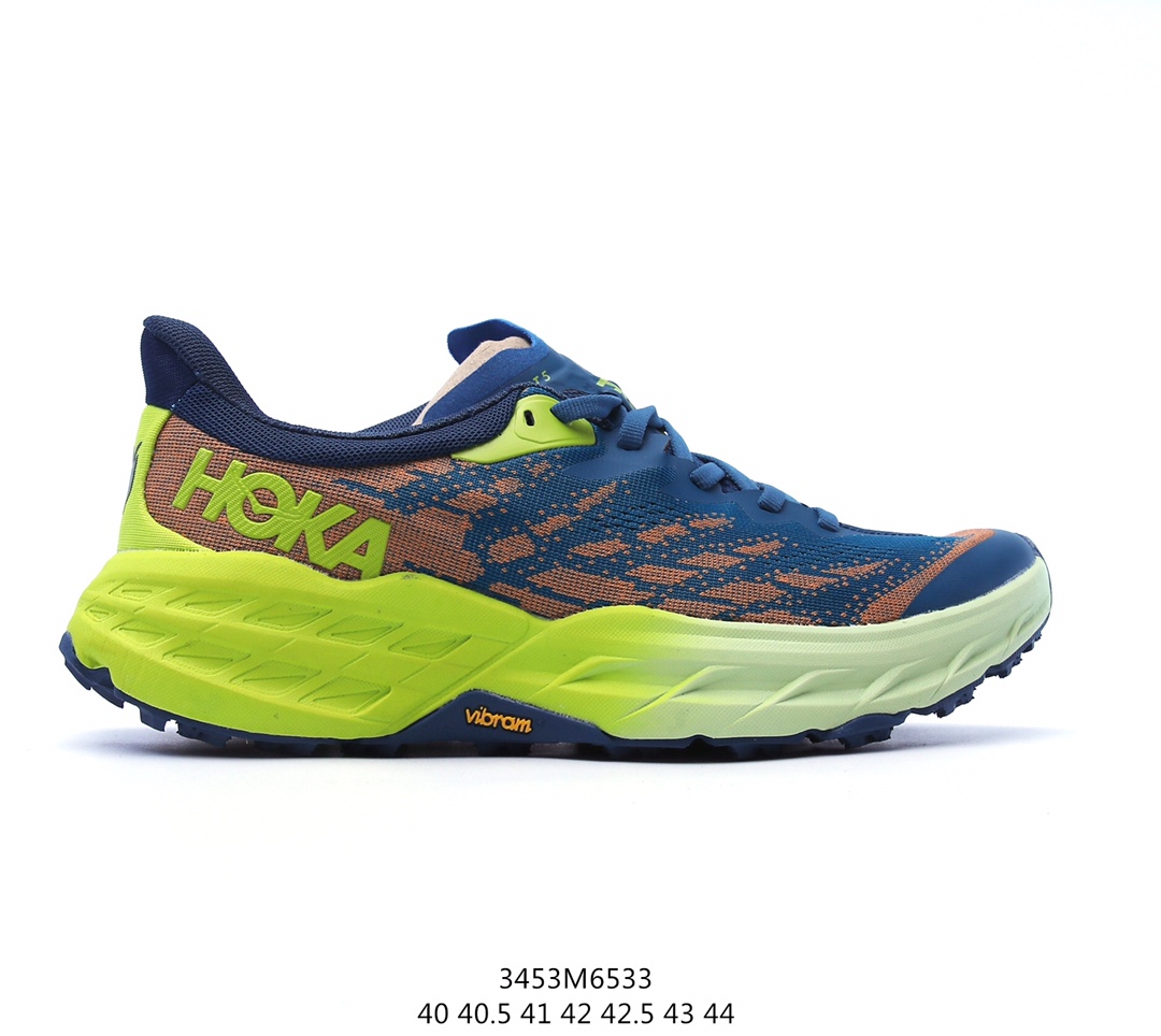 Original HOKA Mens Speedgoat 5 รองเท้าวิ่ง เทรล หน้าเท้ากว้าง พื้น ...