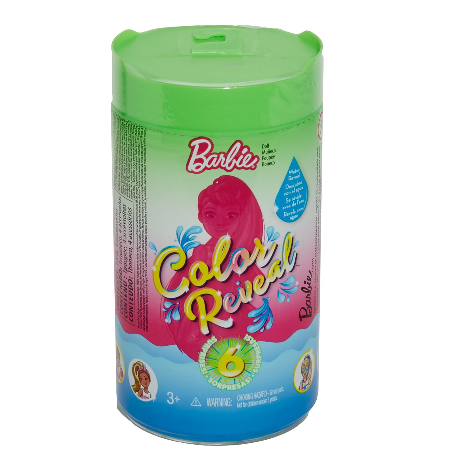 Color Reveal Barbie Dolls Blind Box Chelsea Accessories Original Dolls ...