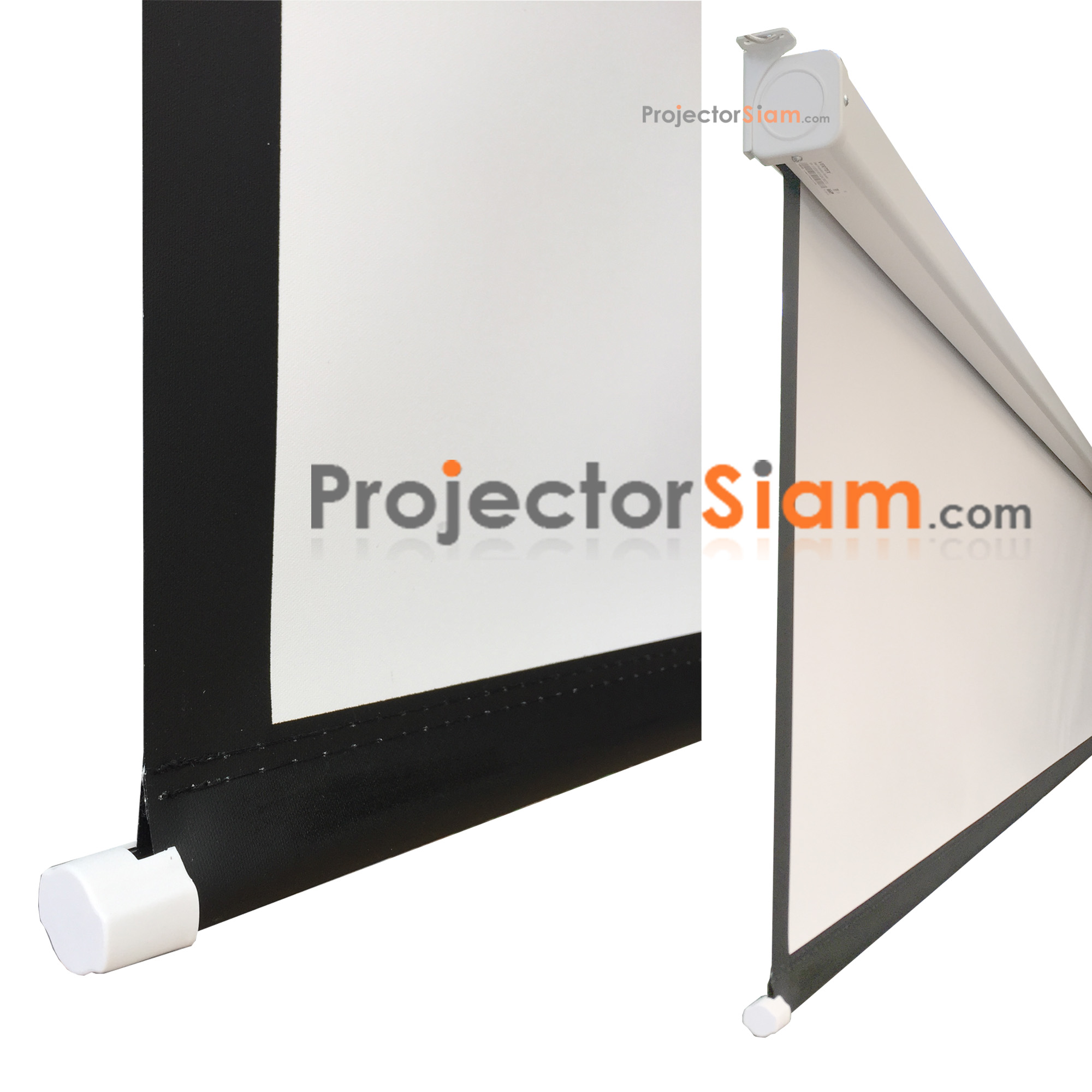 Vertex Wall Screen 150 นิ้ว 16:10 จอโปรเจคเตอร์ รุ่น แขวนมือดึง (80 x ...