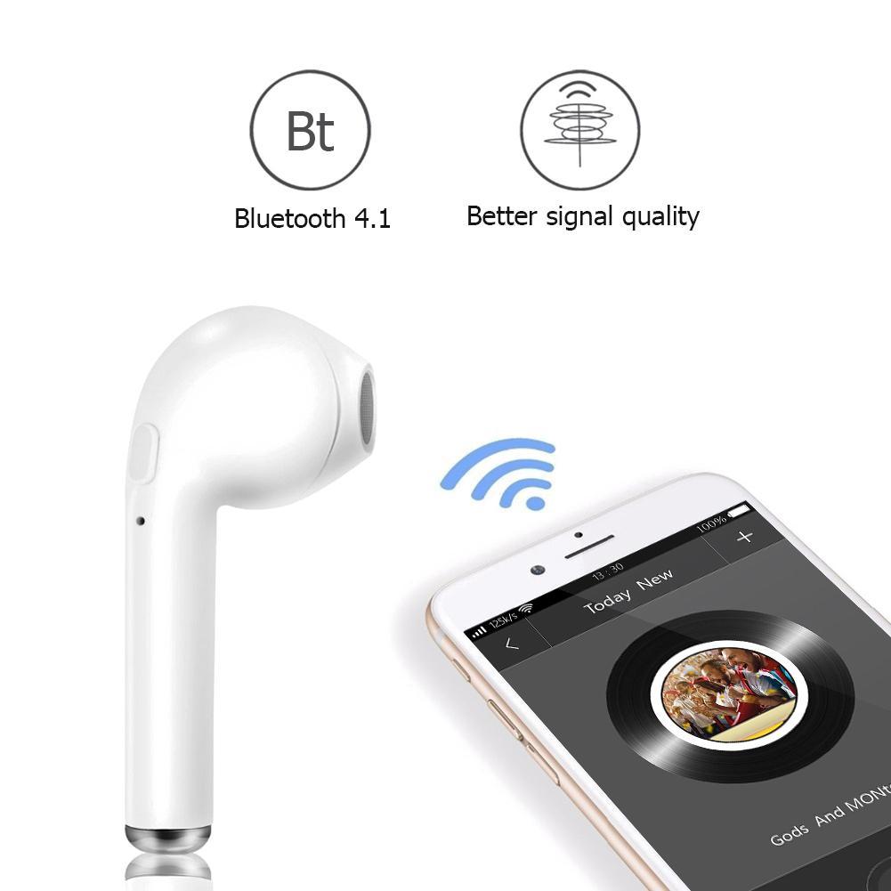 MINI SINGLE Bluetooth version4.1 หูฟังไร้สายบลูทูธหูฟัง In-Ear Headset ...