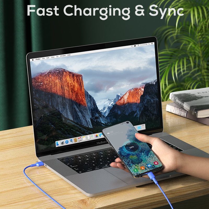 Schitec USB Type C Cable Fast Charging Type C Super Charger Data Charge ...