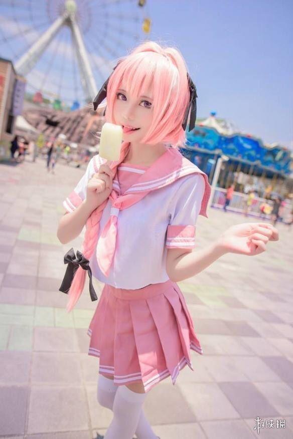 fate Afu Astolfo sailor suit cosplay costume fgo wig women's big boss ...