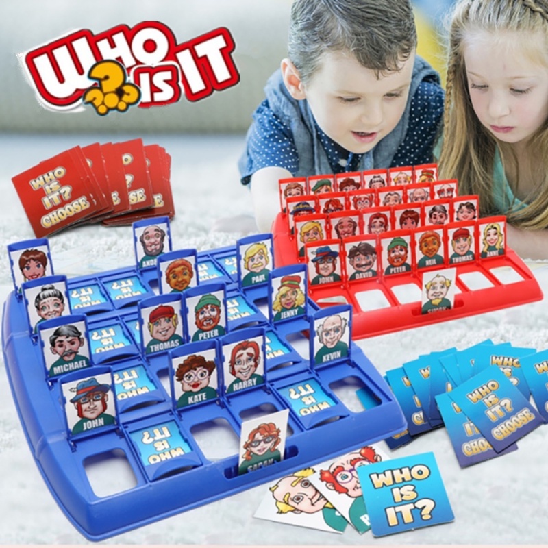 QERALWho is it Board Game - บอร์ดเกม Guess Who เกมกระดาน เกมเกมสมอง เดา ...