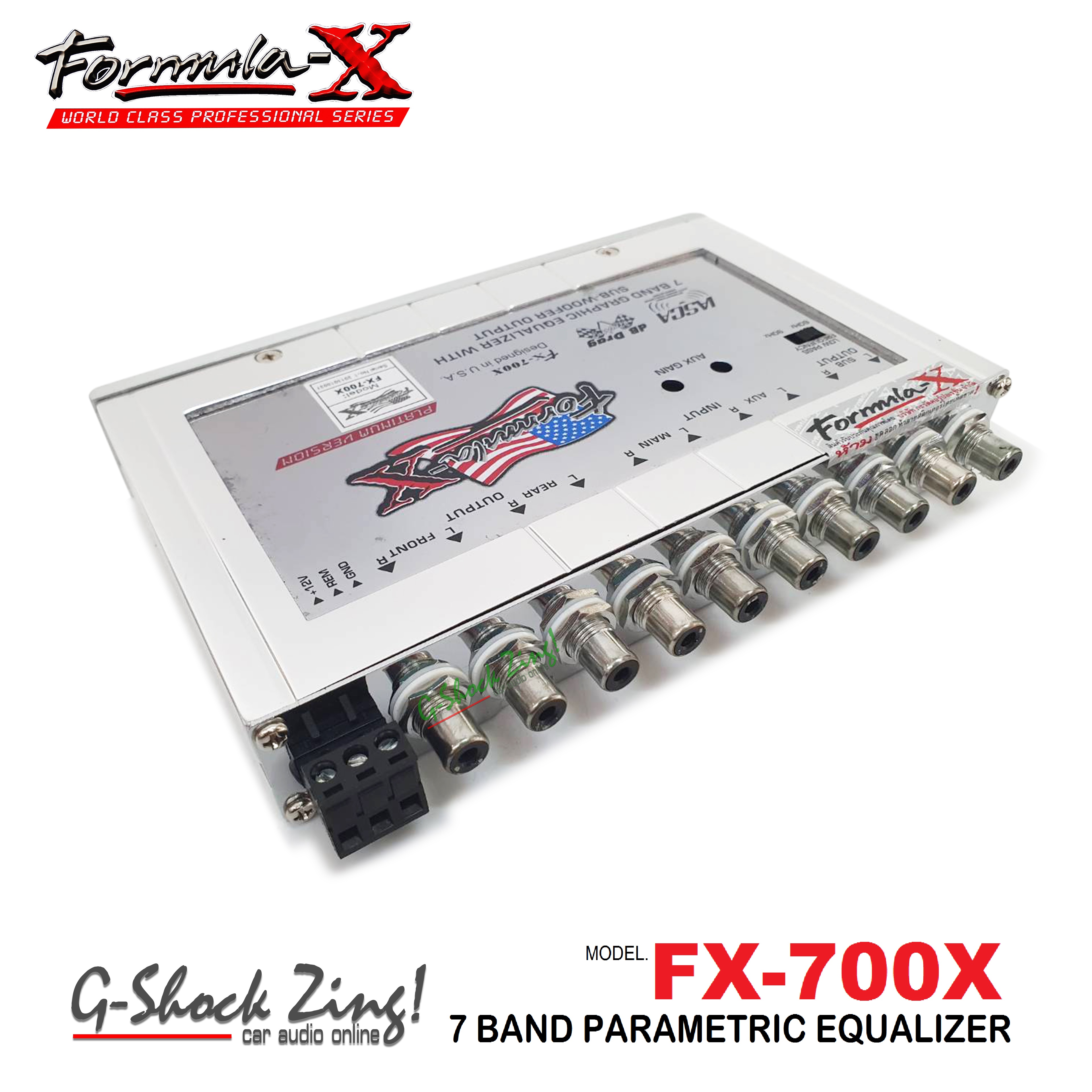 FORMULA-X เครื่องเสียงรถยนต์ ปรีแอมป์รถยนต์ ปรีแอมป์7แบนด์ (ซับรวม ...