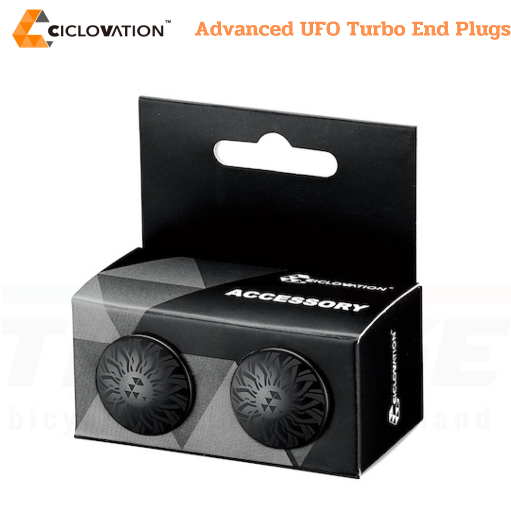 จุกฝาปิดปลายแฮนด์จักรยาน ยี่ห้อ CICLOVATION รุ่น Advanced UFO Turbo End ...
