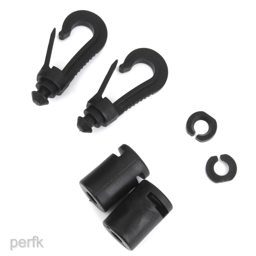 Kayak Canoe Boat Pulley Rope Lock Bow Stern Tie Down Strap Adjustable ...