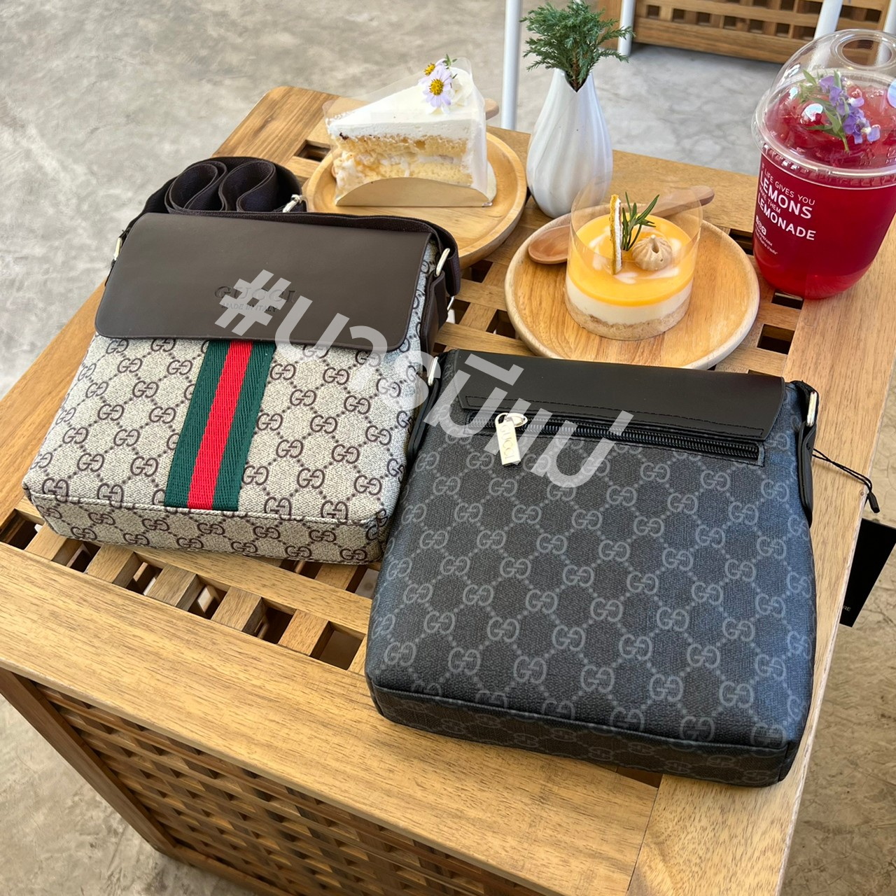 กระเป๋า สะพาย ผช ฝาพับ GC Messenger Bag ใส่โทรศัพท์ได้ ★ขนาด 8 นิ้ว ดี ...