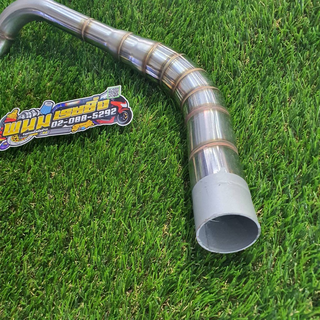 SALE คอท่อเดิมดัด/เลสลาย STEP-125 คอโต รหัสสินค้า 003153 ยานยนต์ ...