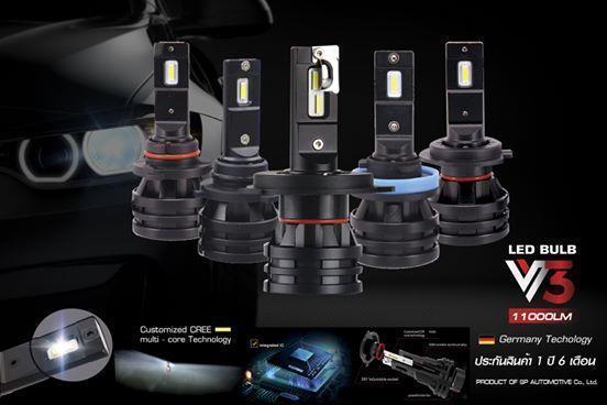 หลอดไฟหน้ารถยนต์ LED ยี่ห้อ SP-LED รุ่น V3 (ปลั๊กเดิมตรงร่น) ขั้ว H4 H11 H7 HB3(9005) HB4(9006 ...