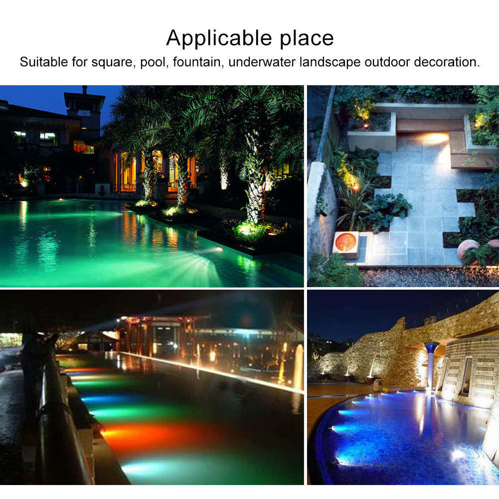 15W AC12V LED White Light Underwater Light IP68 Waterproof RGB Swimming Pool Lighting - Popular ...