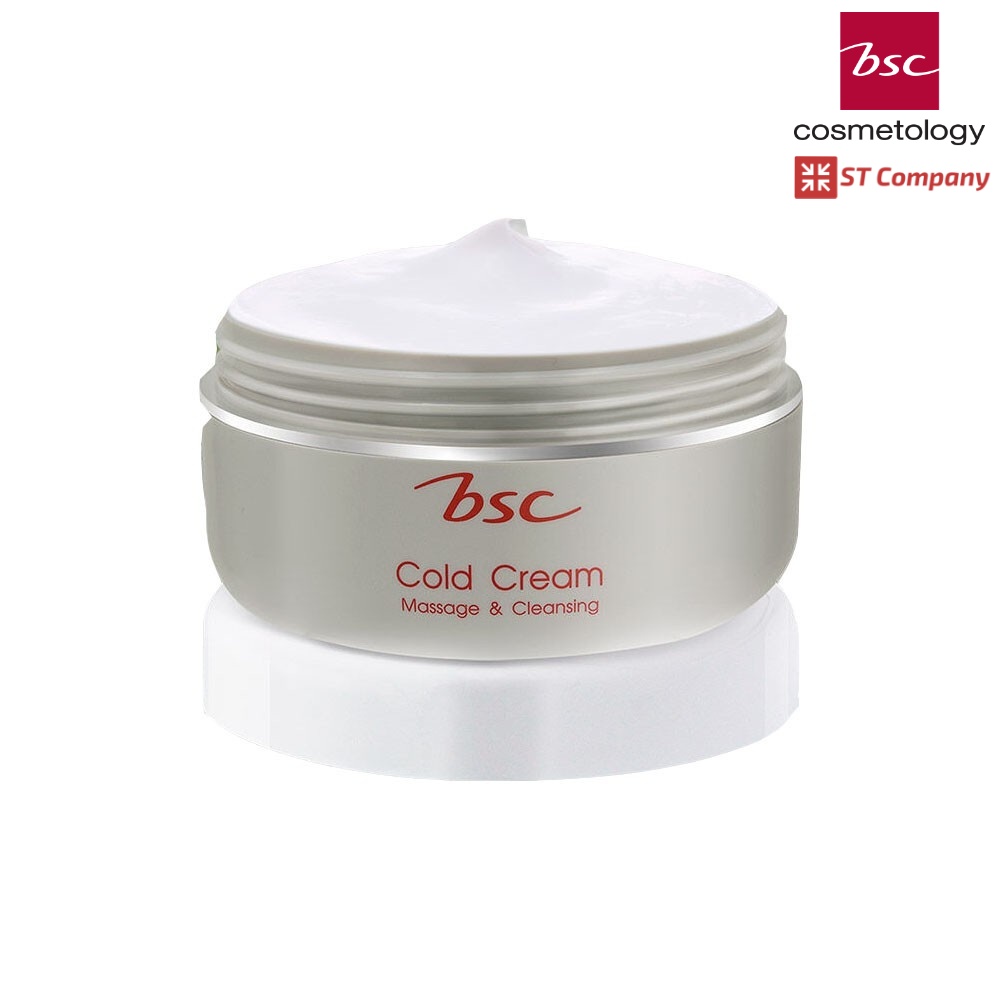 ครีมนวดหน้า และ ล้างหน้า BSC Massage & Cleansing Cold Cream 65 กรัม บี ...
