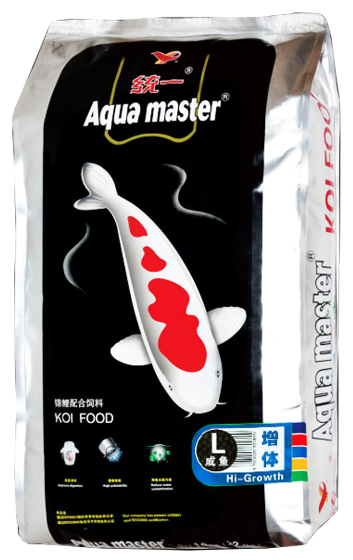 AQUA MASTER HI GROWTH อาหารเม็ด ปลาคาร์ฟ เร่งโต 10KG - Technic Pet Thailand - ThaiPick