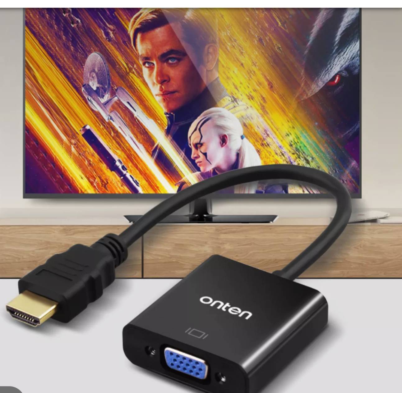 ONTEN รุ่น OTN-5165 ตัวเเปลง HDMI to VGA Adapter ความละเอียด 1080P ...