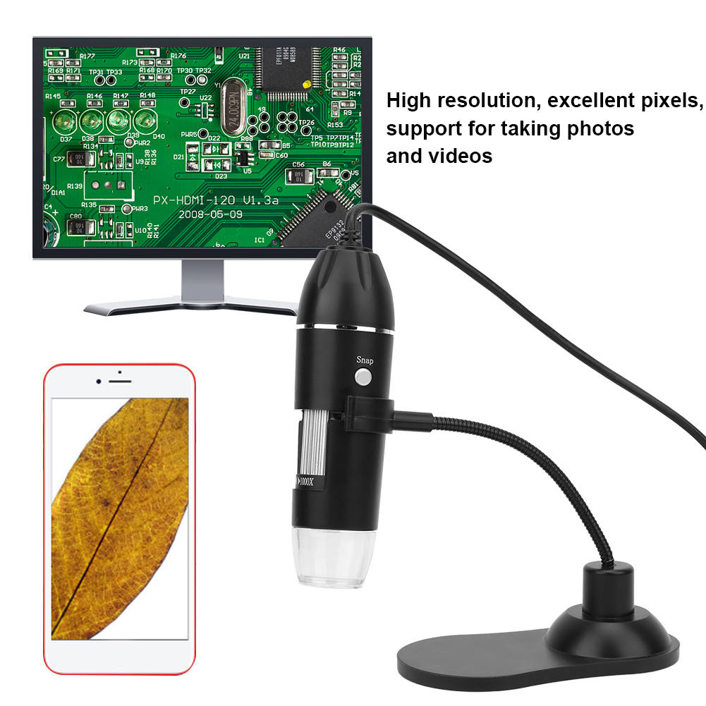 【ราคาถูกสุด】LED 50X-1000X USB Digital Microscope กล้องจุลทรรศน์ ...