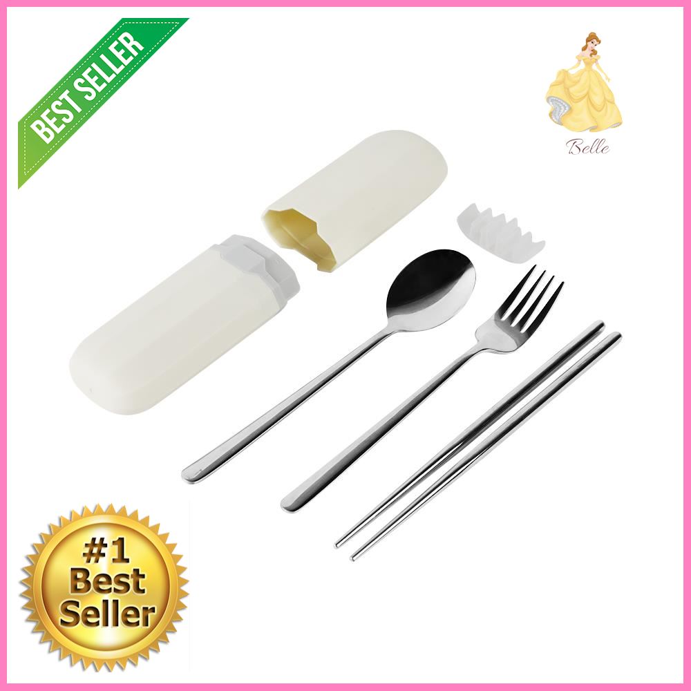 **สินค้าแนะนำ** ชุดช้อนส้อม+ตะเกียบพกพา SUPER LOCKPORTABLE CUTLERLY SET ...