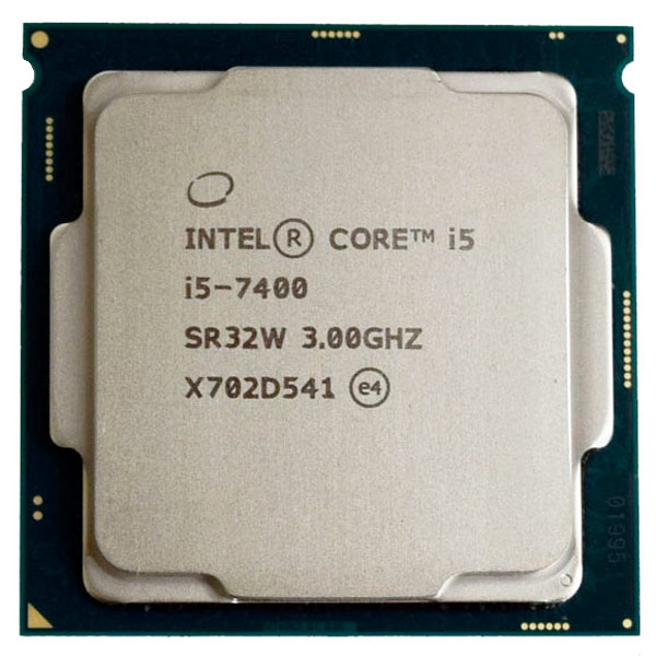 ซีพียู CPU Intel Core i5-7400 4คอ 4เทรด 65W LGA 1151 ฟรีซิลิโคน1ซอง i5 ...