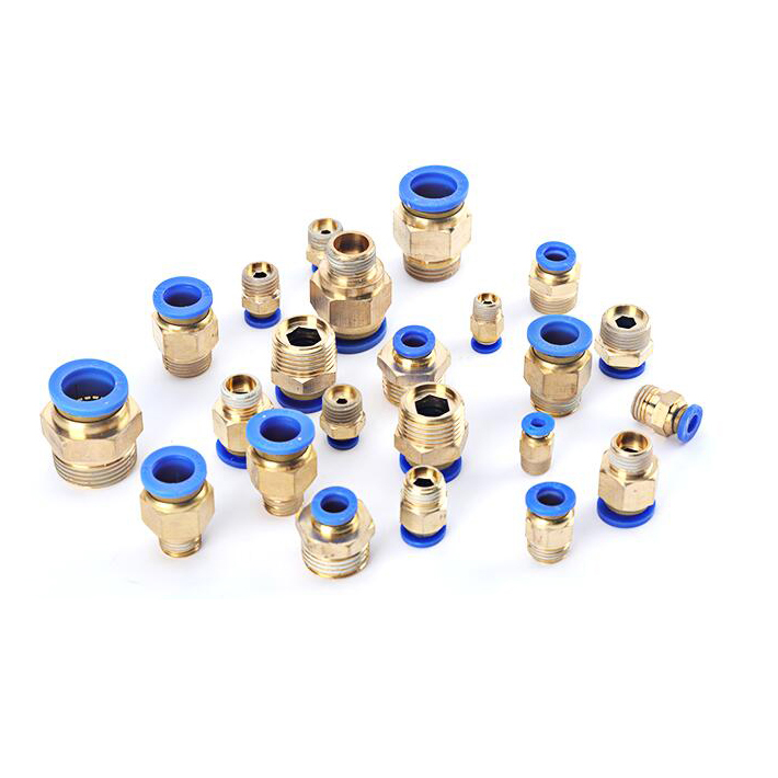 Pneumatic Fitting PC6-01 6mm OD Cannula 1/8 Thread Pneumatic quick ...