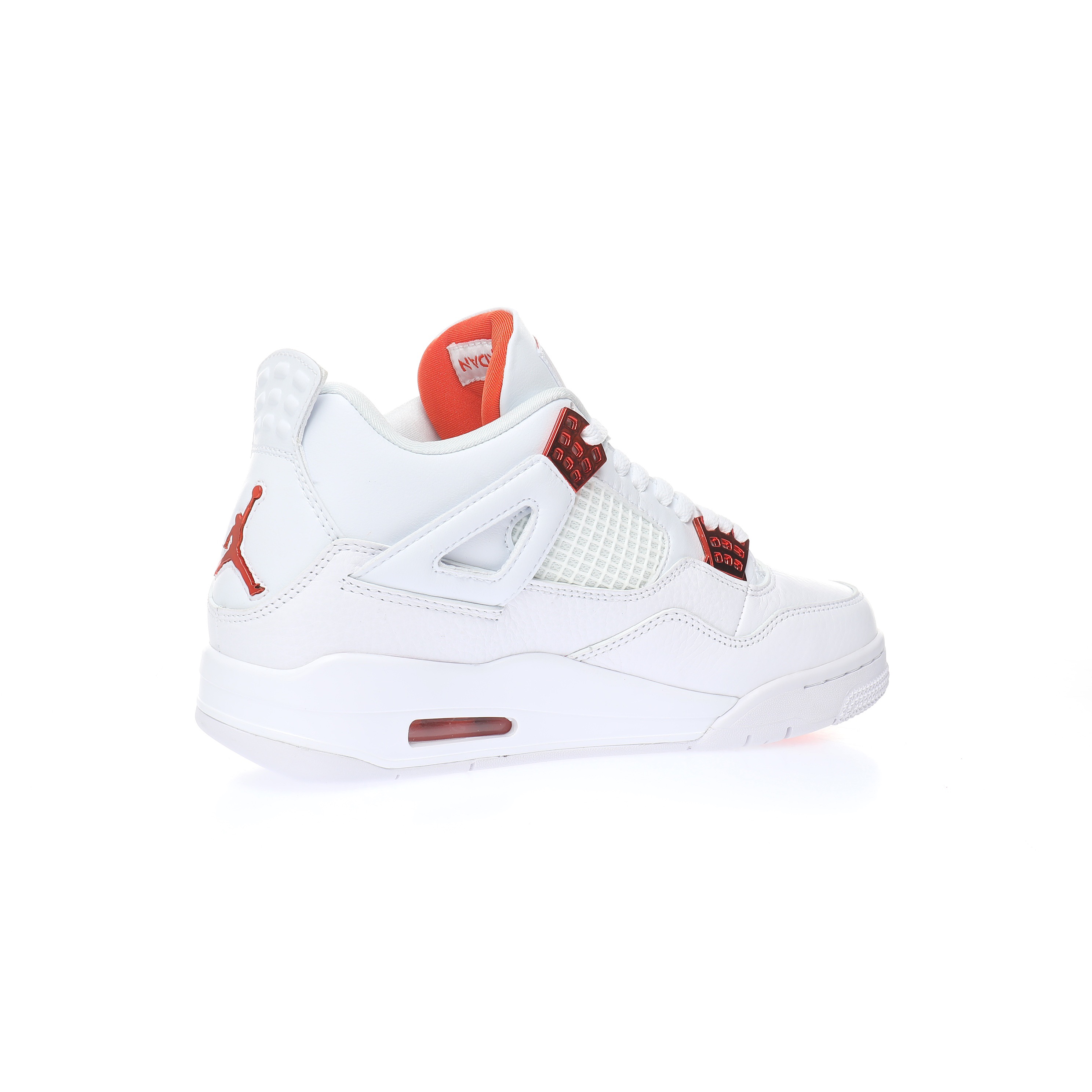 NEW Nike Air Jordan 4 Retro Red Metallic Michael Jordan AJ4 Middle Top ...