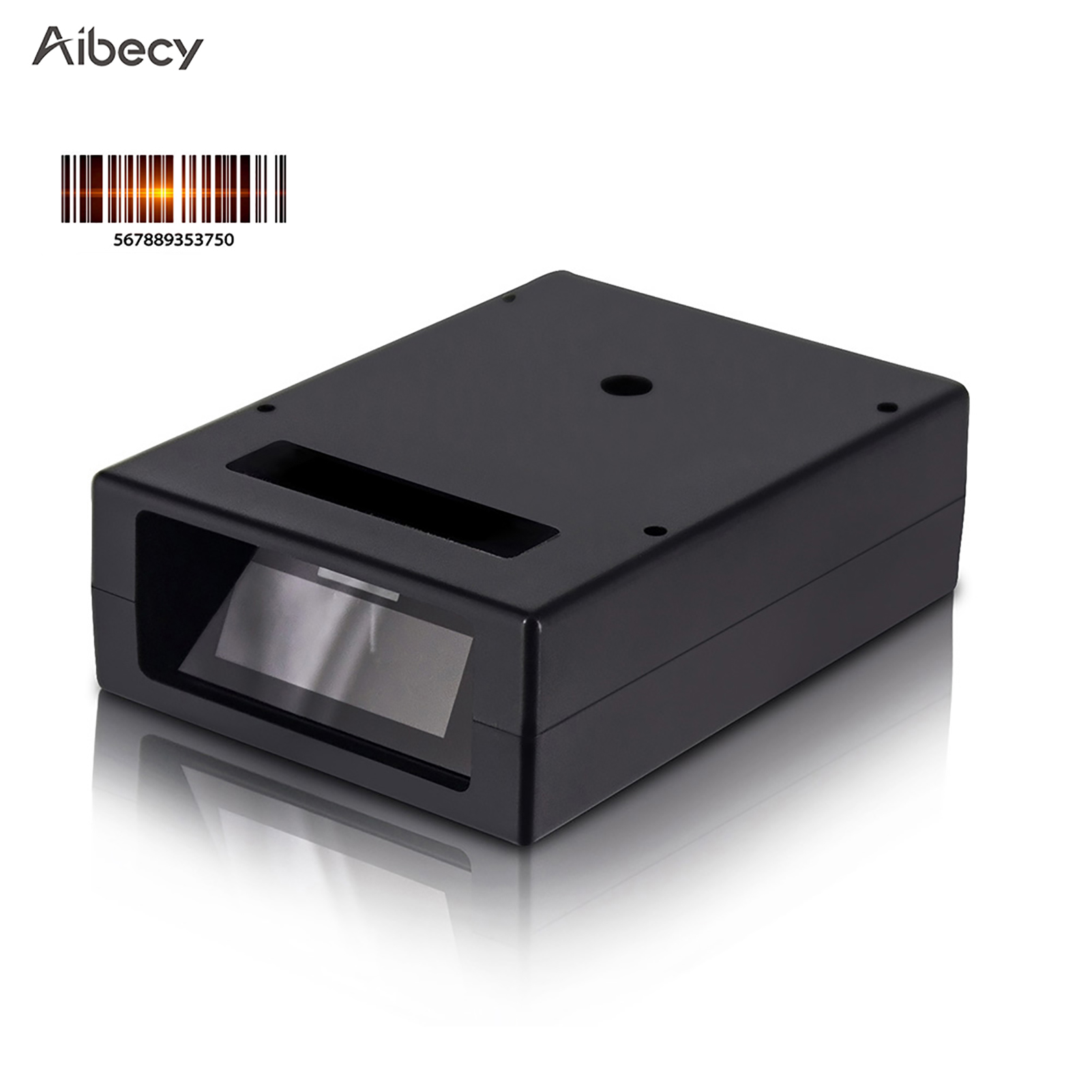 Aibecy Mini Embedded Barcode Scanner Self-Induction One Dimensional(1D) Bar Code Reader Module ...