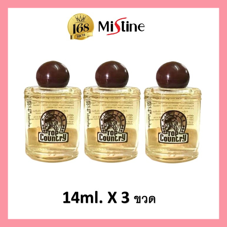 ส่งฟรี ( 100 ml. ยกแพค ) มิสทีน ท็อปคันทรี่ Mistine Top Country perfume spray น้ำหอม cologneโค ...