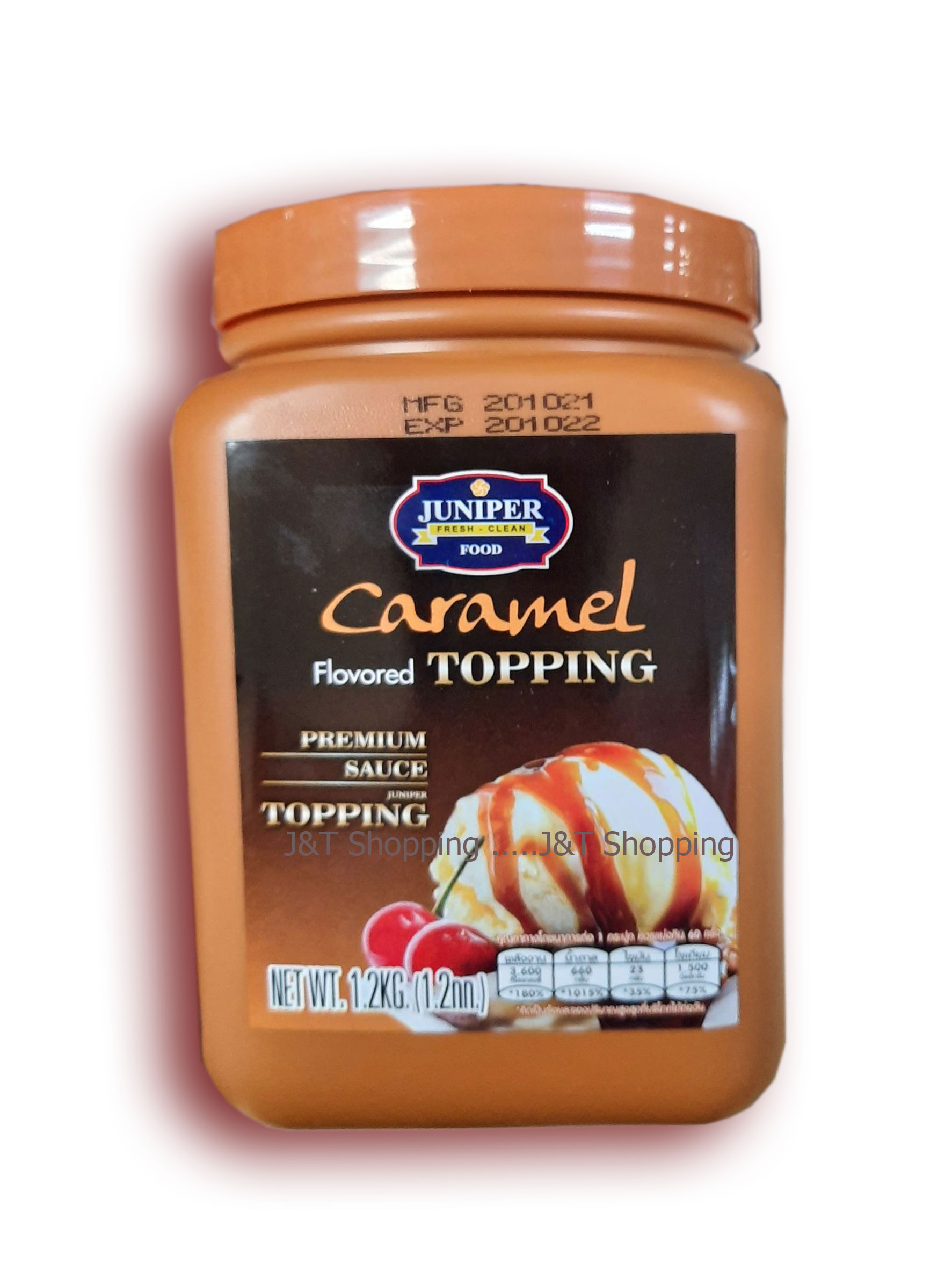 จูนิเปอร์ คาราเมล ท็อปปิ้ง Caramel Topping 1.2 กิโลกรัม | Lazada.co.th