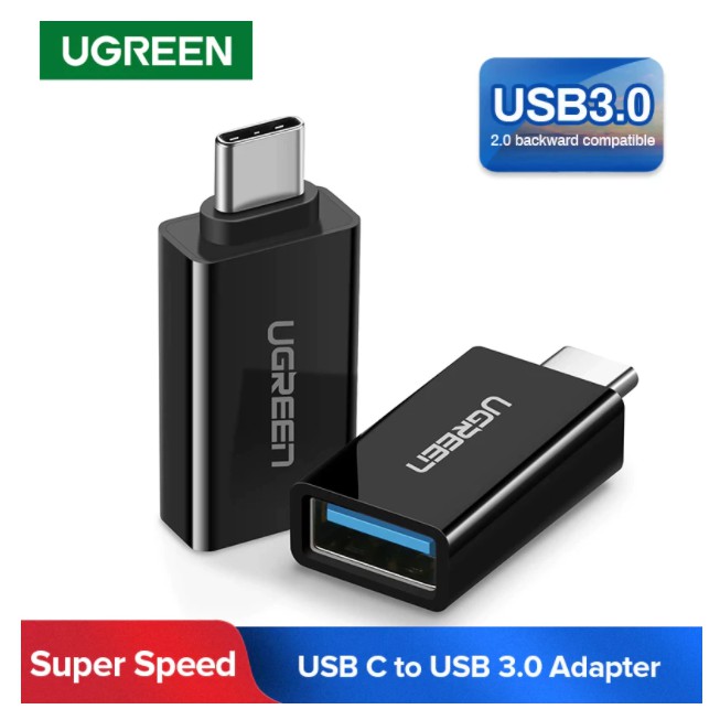 UGREEN USB C to A Adapter (ดำ) ใช้แปลง USB C ให้ต่อกับ YubiKey รุ่น ...