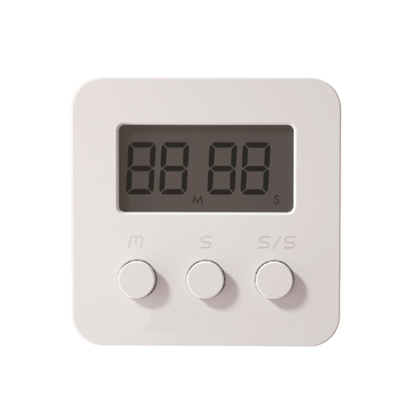 Minimalist Square Digital Kitchen Timer Countdown Time Management Alarm ...