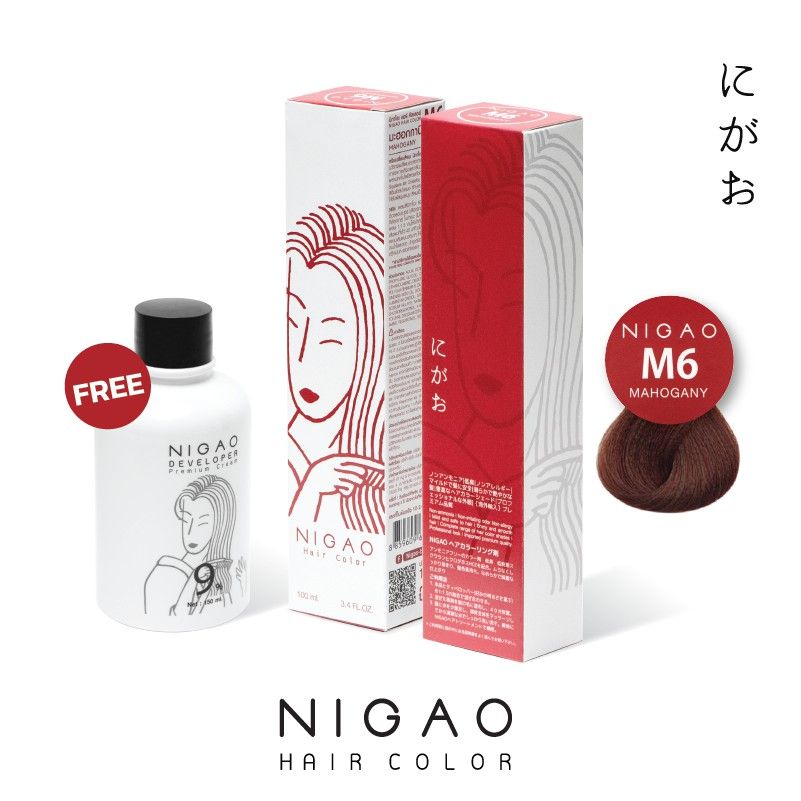 Nigao Hair Color นิกาโอะ ยาย้อมผม ครีมเปลี่ยนสีผม 100 มล. สีนิกาโอะ โทนธรรมชาติ / โทนแฟชั่น/ สี ...