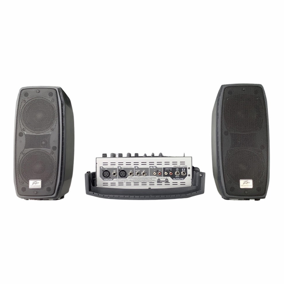 PEAVEY รุ่น MESSENGER M100 ตู้ลำโพง Portable PA EQ 5 แบรนด์พร้อม FLS 100 Watt สินค้าใหม่แกะกล่อง ...