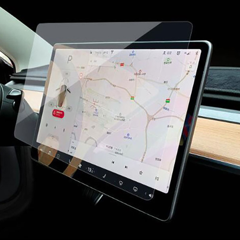 Clear Tempered Glass Screen Protector for Tesla Model 3 Navigation ...