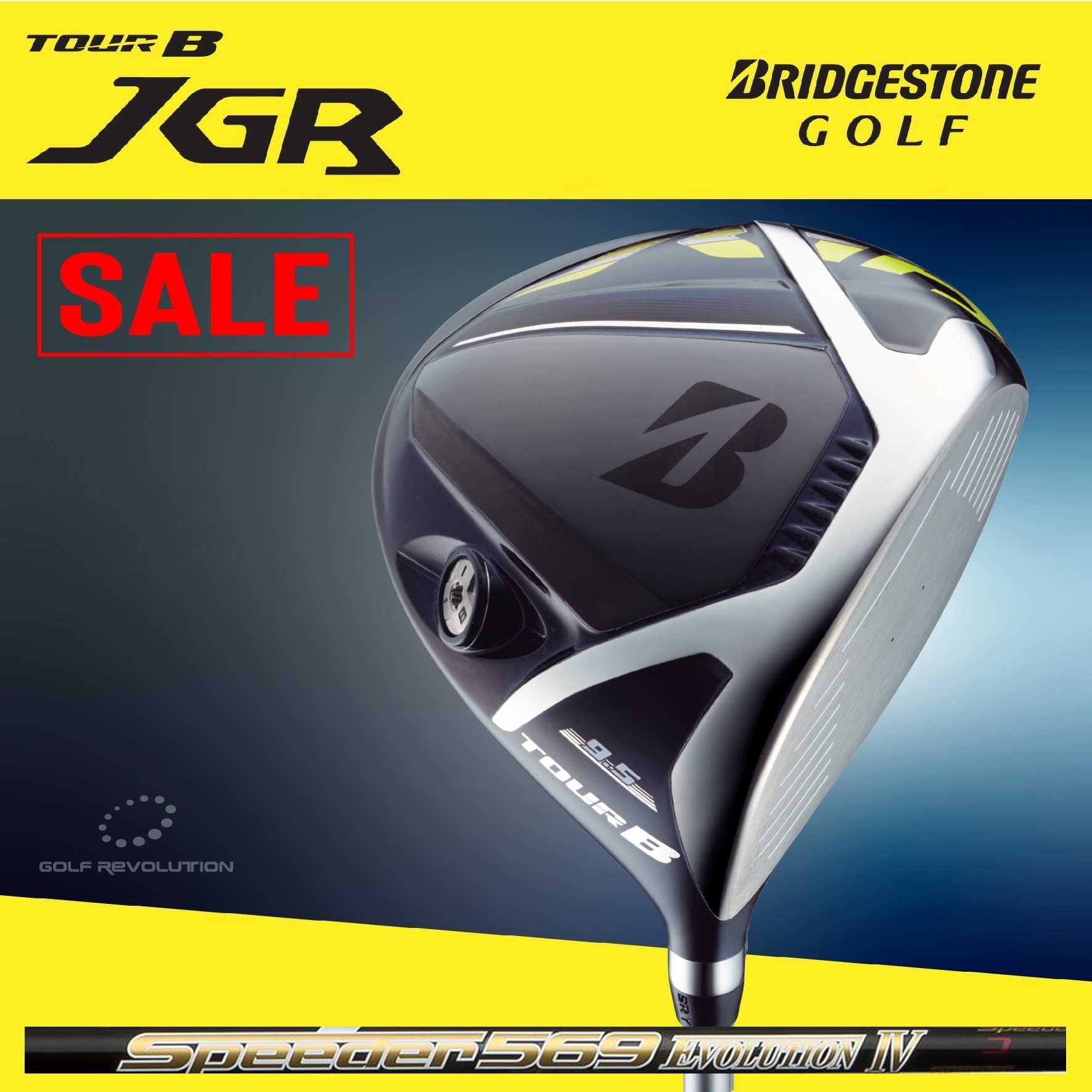 หัวไม้ Bridgestone golf - Tour B JGR driver with Speeder EvolutionIV 569 carbon shaft ...