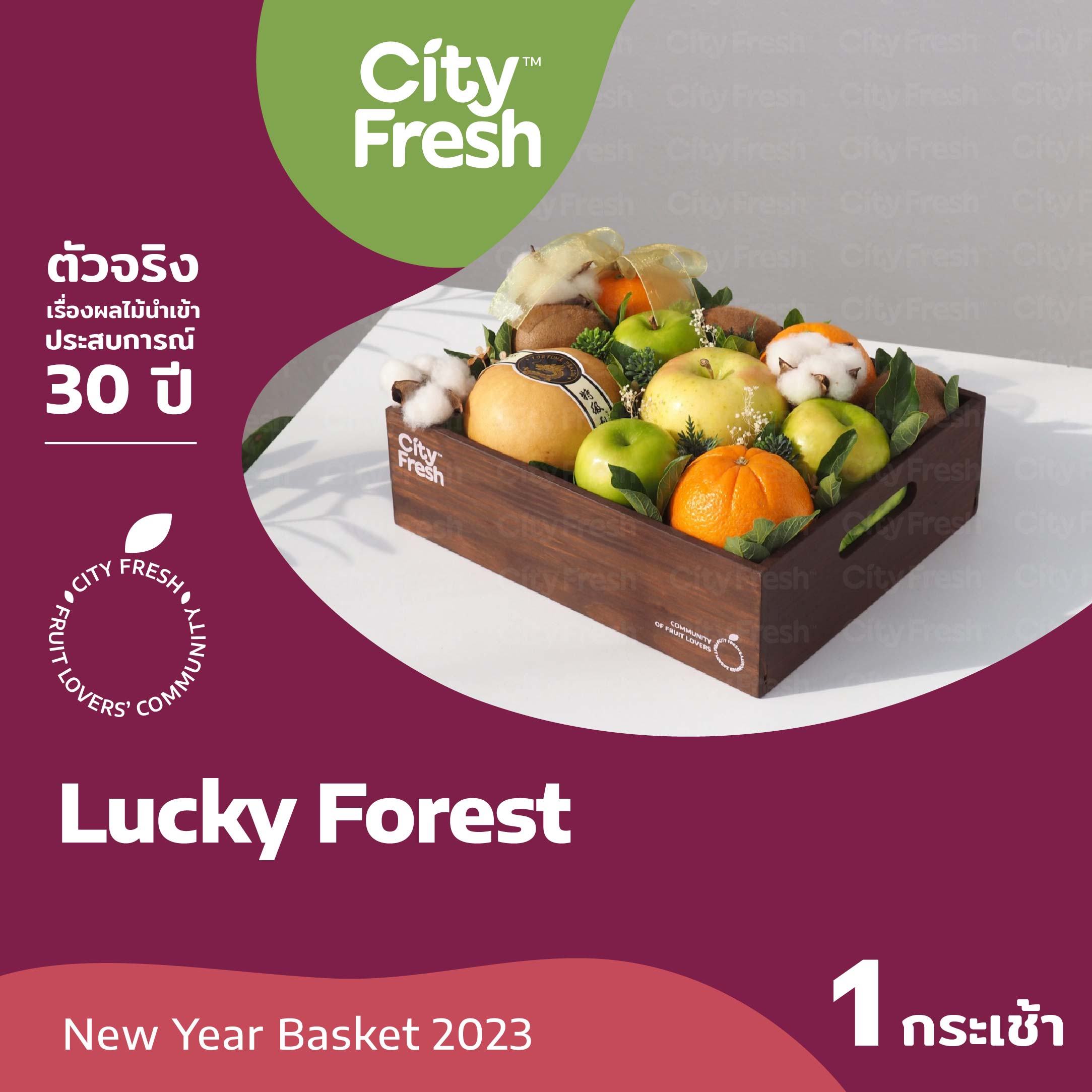 CityFresh WONDER FRUIT BASKET l กระเช้าปีใหม่ - CityFresh Fruit ...