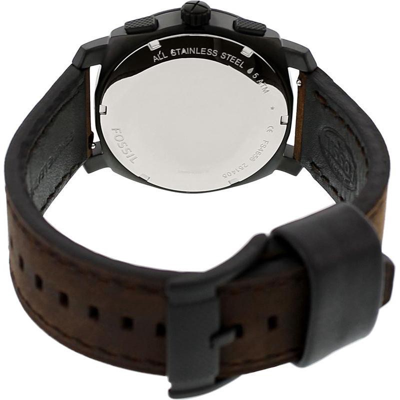 พร้อมสต็อก Original Mid-Size Chronograph Brown Leather Watch 42mm ...