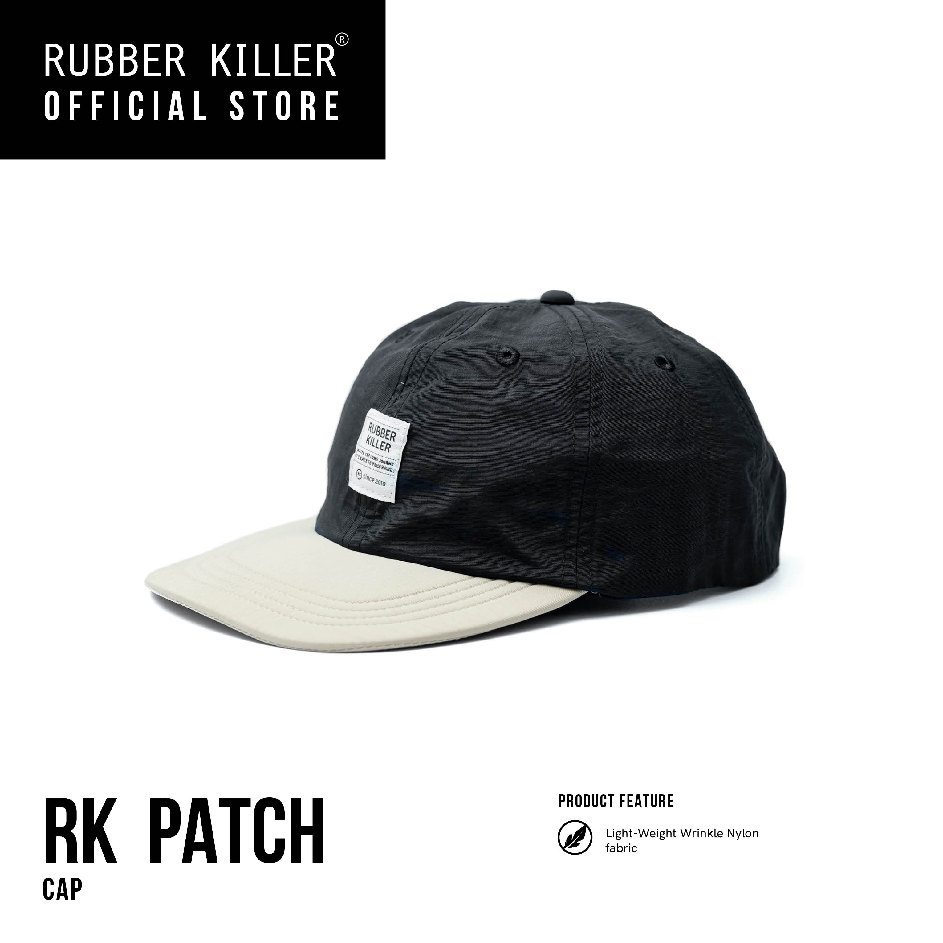 Rubber Killer - RK PATCH - WRINKLED NYLON CAP - RUBBER KILLER - ThaiPick