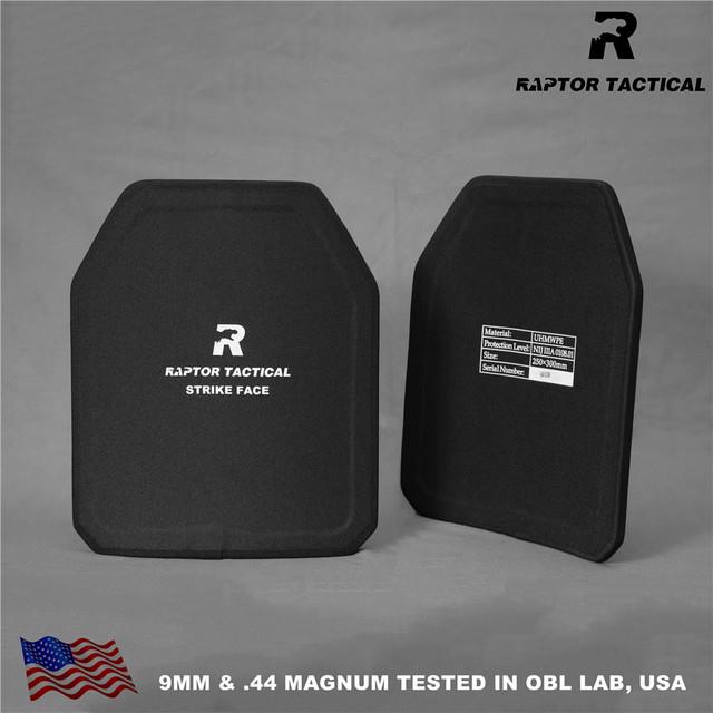Raptor Tactical NIJ IIIA Bullet Proof Plates Ballistic Bulletproof ...