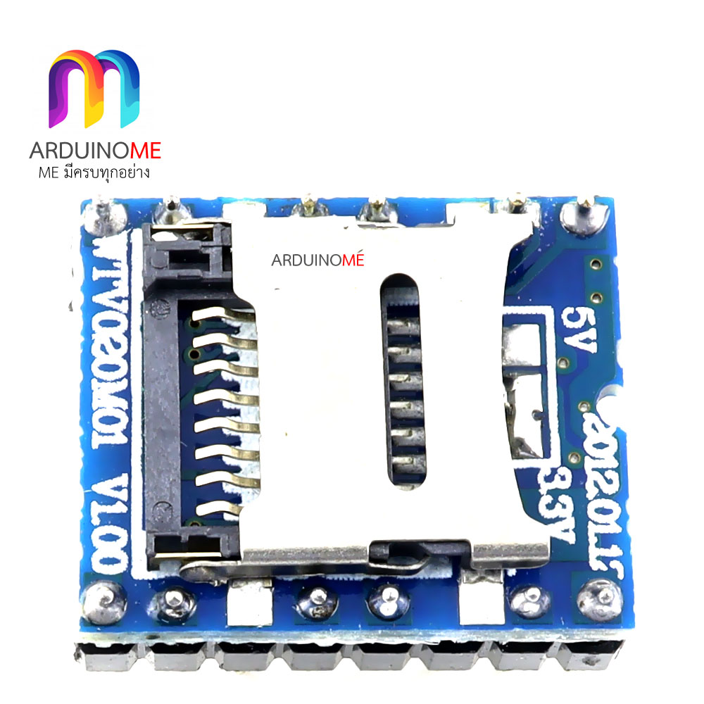WTV020SD Micro SD Card Music Module - ArduinoME - ThaiPick