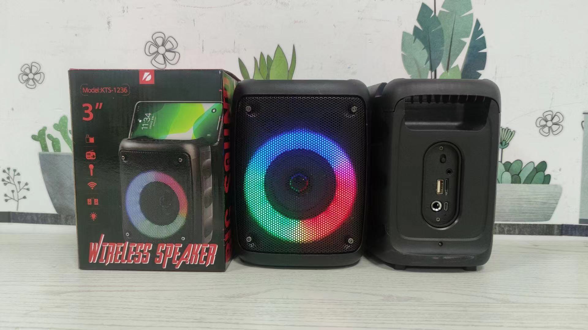 KTS-1236 ดีไซน์สวย เชื่อม2เครื่องได้ เสียบไมค์ได้ - TY991 - ThaiPick