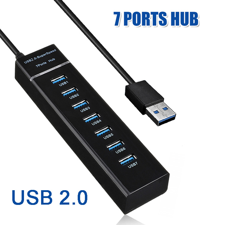 USB 3.0 HUB High Speed 7 Port Hub Independent Switch Hub Four Bit ...