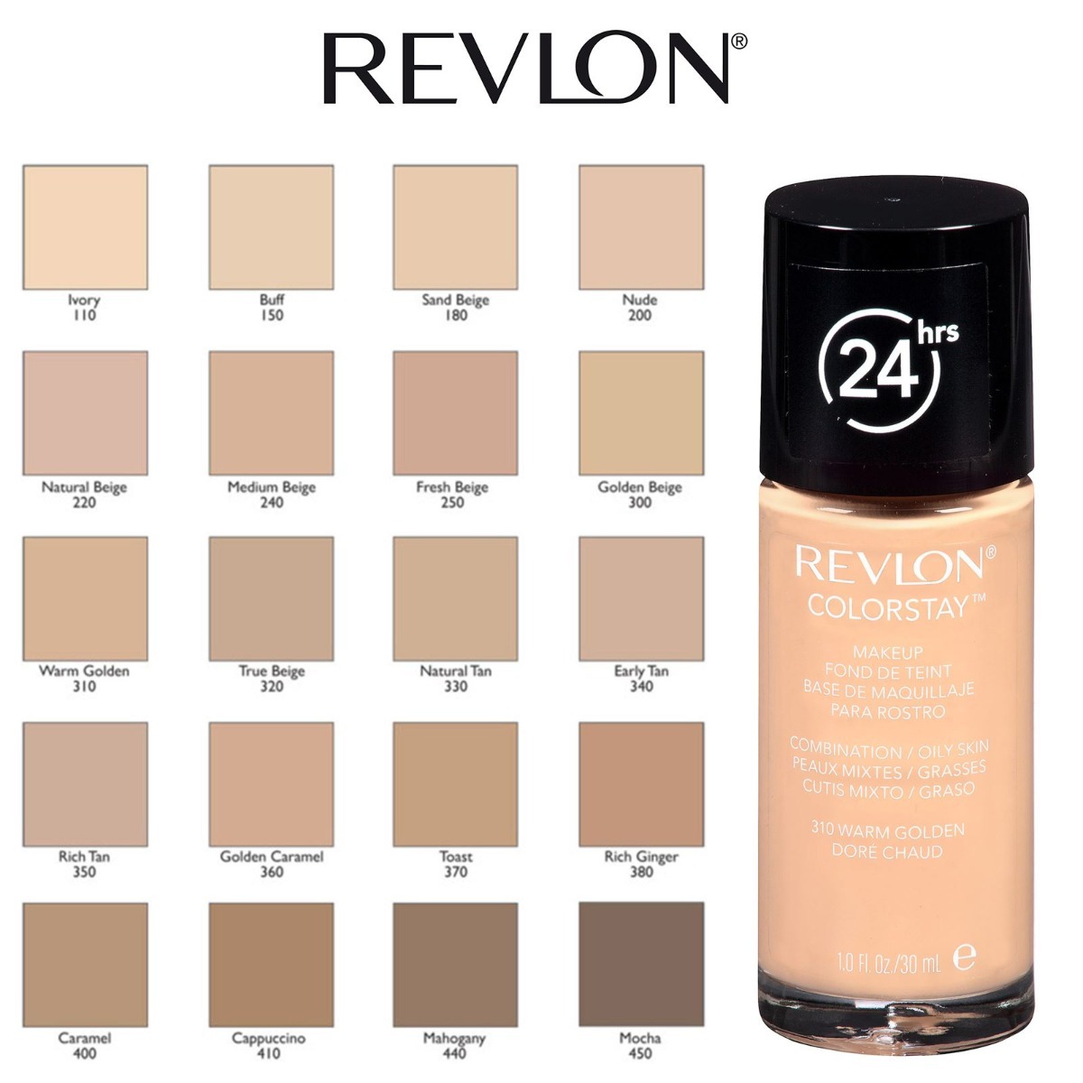 Revlon Colorstay Foundation เบอร์ 150 Buff - Maadee 99 - ThaiPick