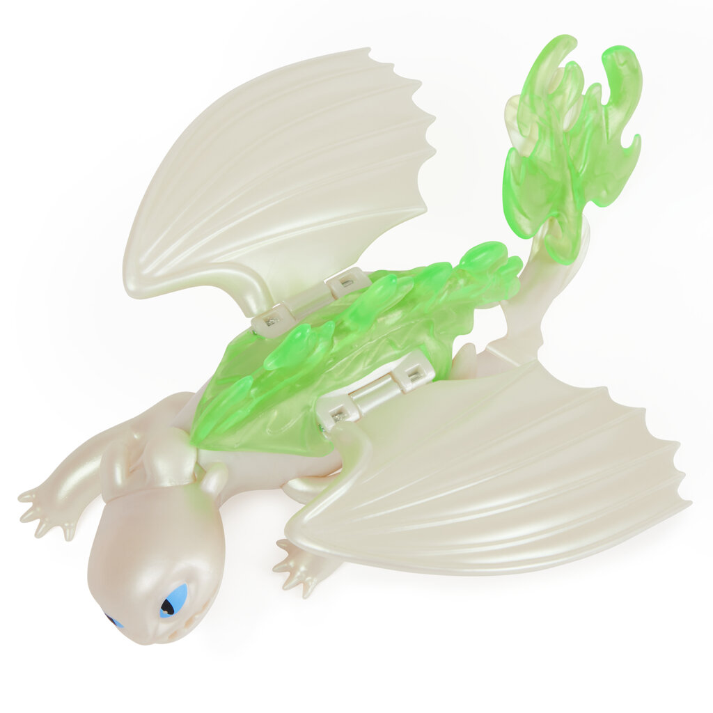 DreamWorks How To Train Your Dragons Legends Evolved Lightfury Dragon Action Figure with Clip-on ...