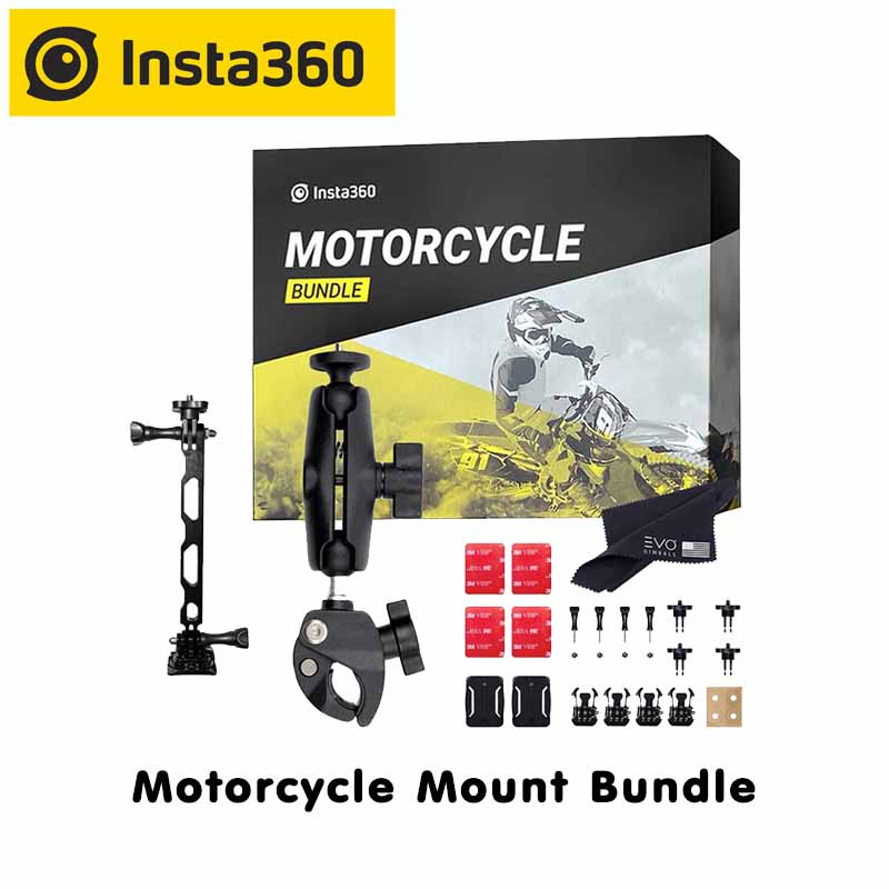 Insta360 Motorcycle Mount Bundle Kit for Insta360 Go 2, One X2, One R ...